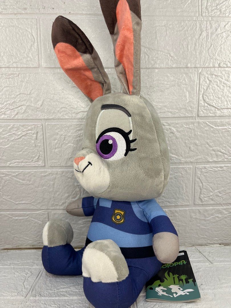 Disney Zootopia Police Officer Judy Hopps Bunny x Rabbit Plush/Stufftoy ...