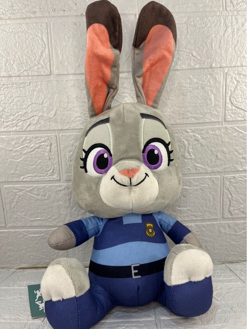 Disney Zootopia Police Officer Judy Hopps Bunny x Rabbit Plush/Stufftoy ...