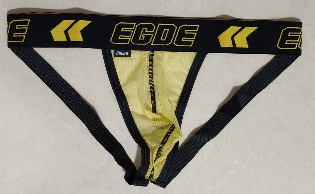 EGDE DYNAMO Super Low Rise Jock Strap Yellow 3651, Men's Fashion, Bottoms, New Underwear on ...