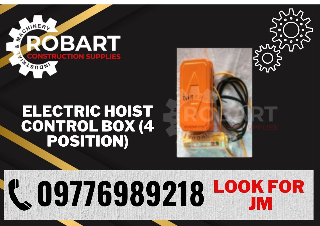 Electric Hoist Control Box (4 position), Commercial & Industrial ...
