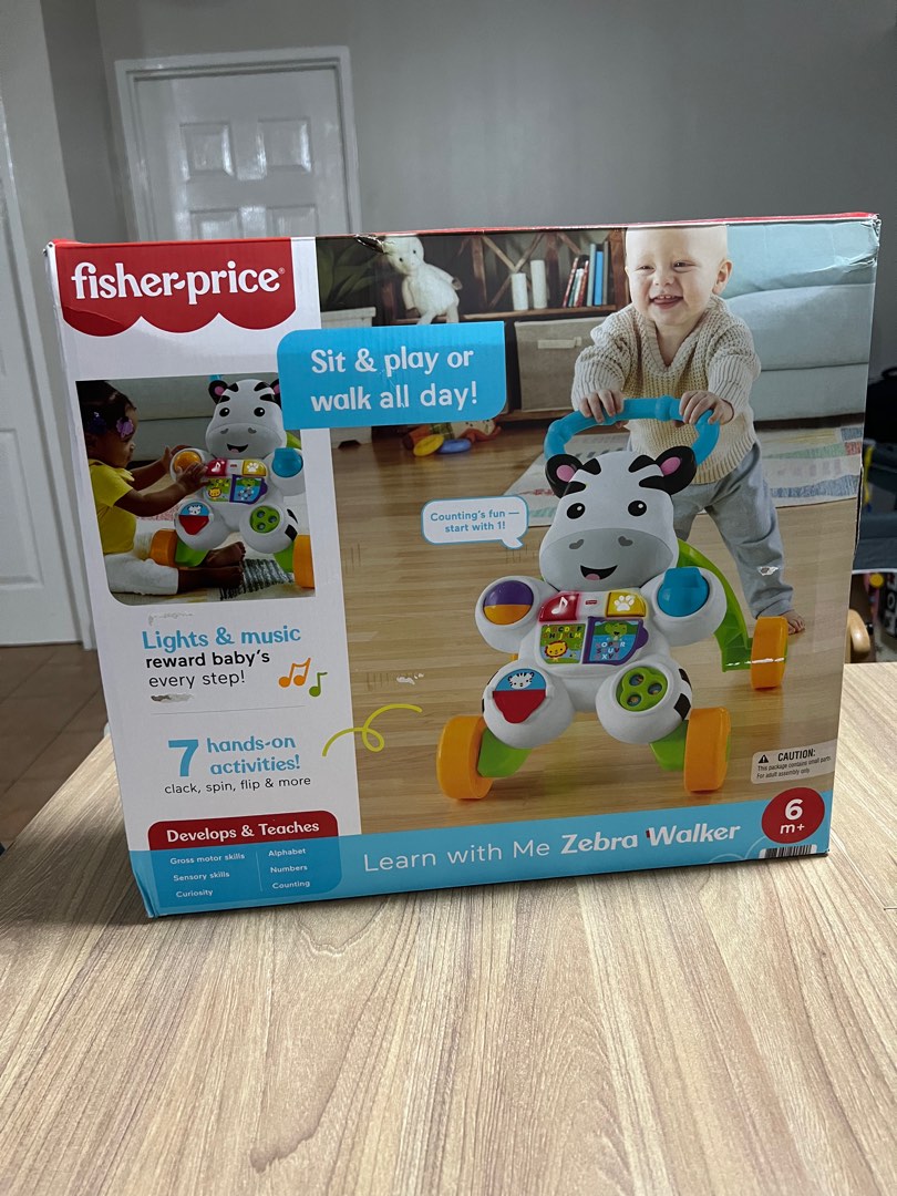 Fisher Price Zebra Walker, Hobbies & Toys, Toys & Games on Carousell