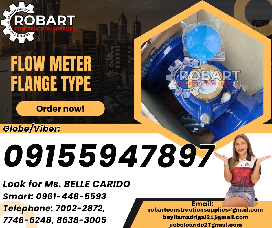 Flow Meter Flange Type, Commercial & Industrial, Construction Tools & Equipment on Carousell