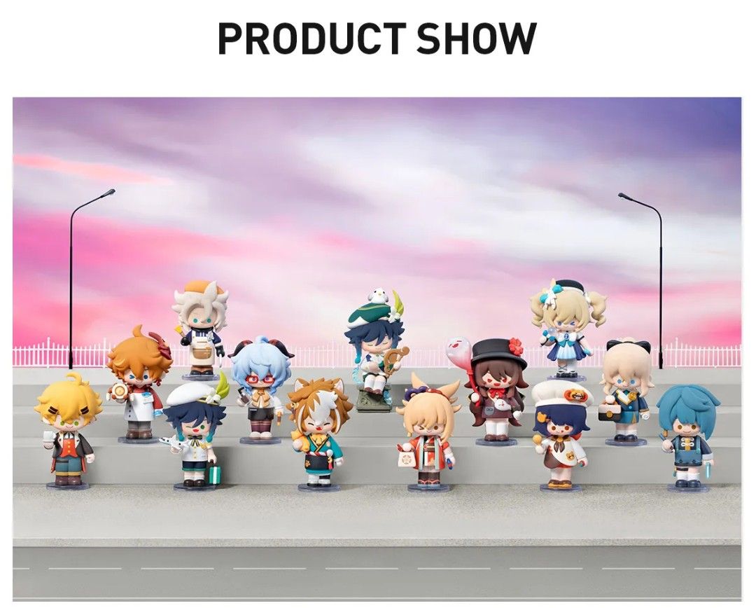 Genshin Impact × POPMART Chibi Figurines || 原神 × POPMART Q版 手辦, 興趣及遊戲, 玩具 & 遊戲類 - Carousell