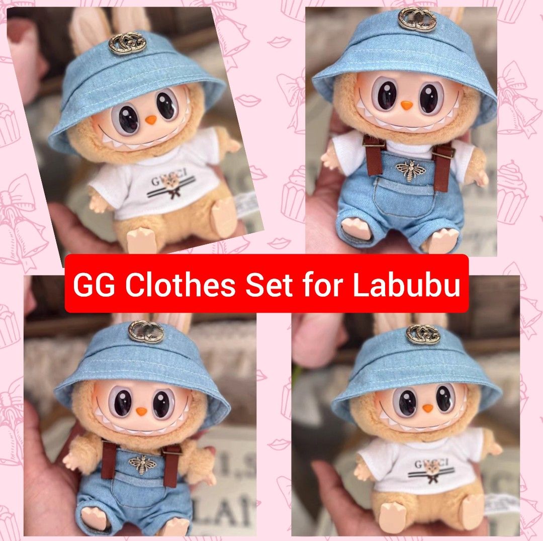 GG Clothes Set for Labubu, Hobbies & Toys, Toys & Games on Carousell