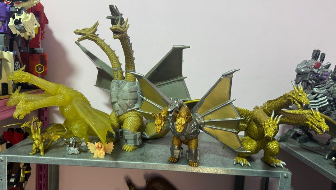 ghidorah and mecha ghidorah godzilla series lot, Hobbies & Toys, Toys ...