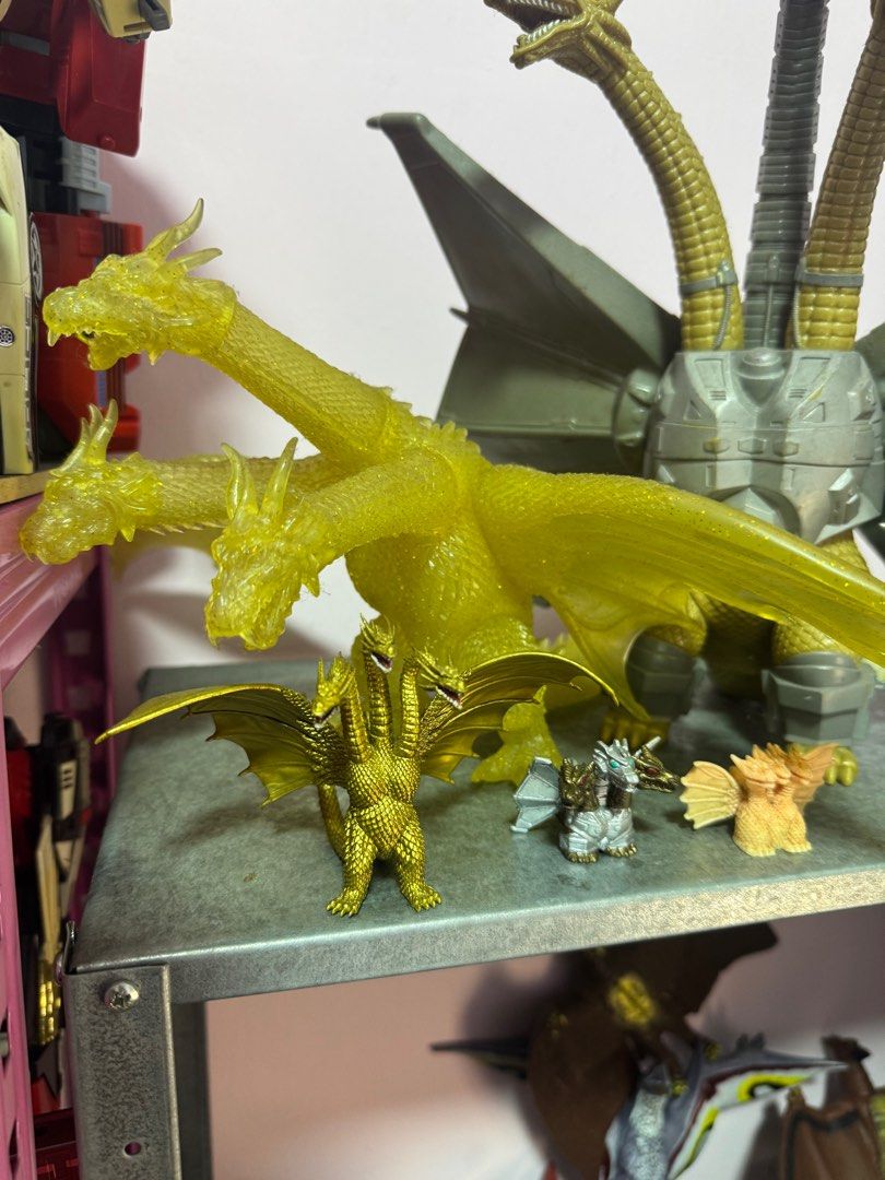 ghidorah and mecha ghidorah godzilla series lot, Hobbies & Toys, Toys ...