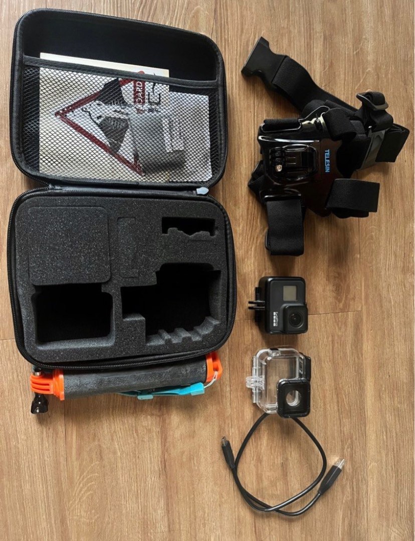 Go Pro 7 with accessories, Photography, Video Cameras on Carousell