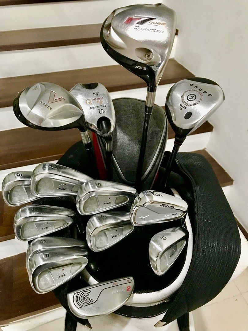 Golf TaylorMade USA, 14pcs Full Set, Driver TaylorMade R7Quad, Iron ...