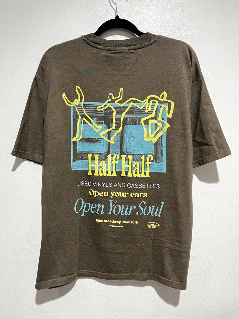 Half Half Vinyl Record Broadway in Choco Brown Cotton On Shirt, Men's ...