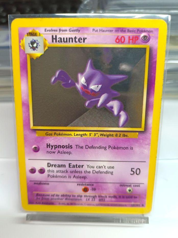 Haunter 29/102 Uncommon (Base Set) Pokemon TCG Card 1999, Hobbies ...