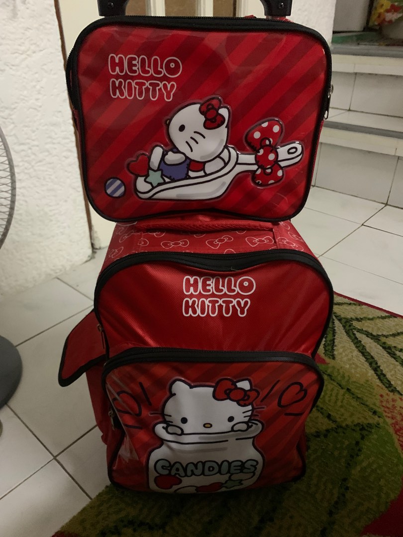 Hello Kitty Trolly bag, Everything Else, Others on Carousell