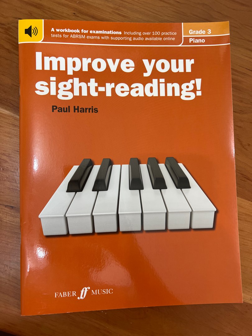 improve your sight reading grade 3, 興趣及遊戲, 書本 & 文具, 教科書 - Carousell