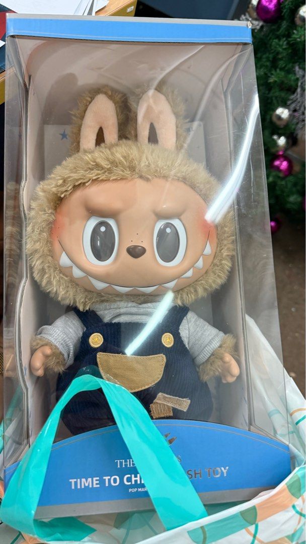 Labubu Time To Chill Plush+small labubu, Hobbies & Toys, Toys & Games ...