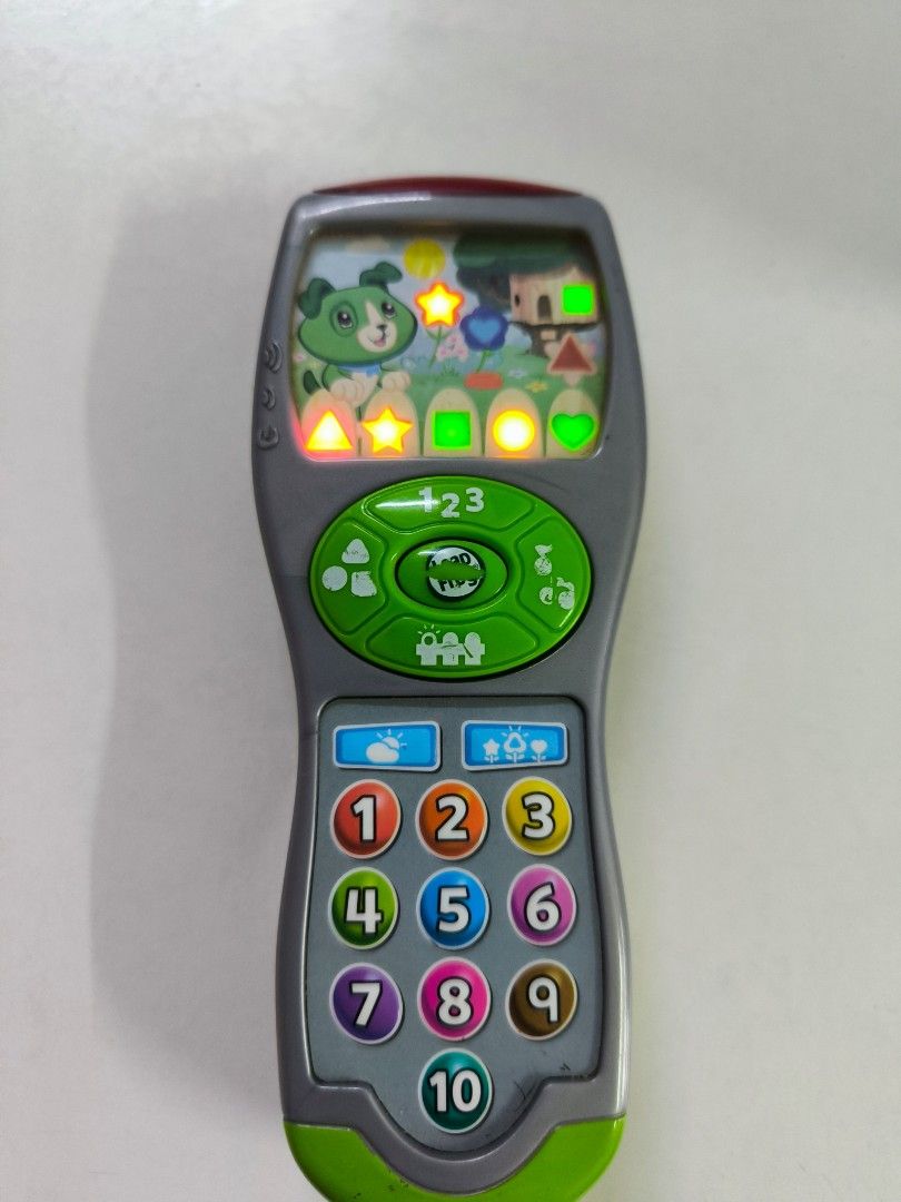 Leapfrog lights up interactive remote control, Babies & Kids, Infant ...