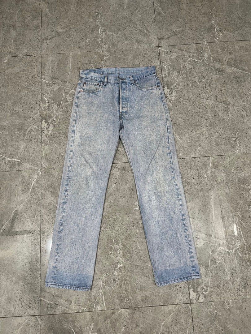 Levis 501 acid wash vintage 1989 USA, Men's Fashion, Bottoms, Jeans on Carousell