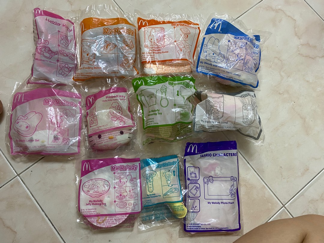 mcd toy - sanrio characters, Hobbies & Toys, Toys & Games on Carousell