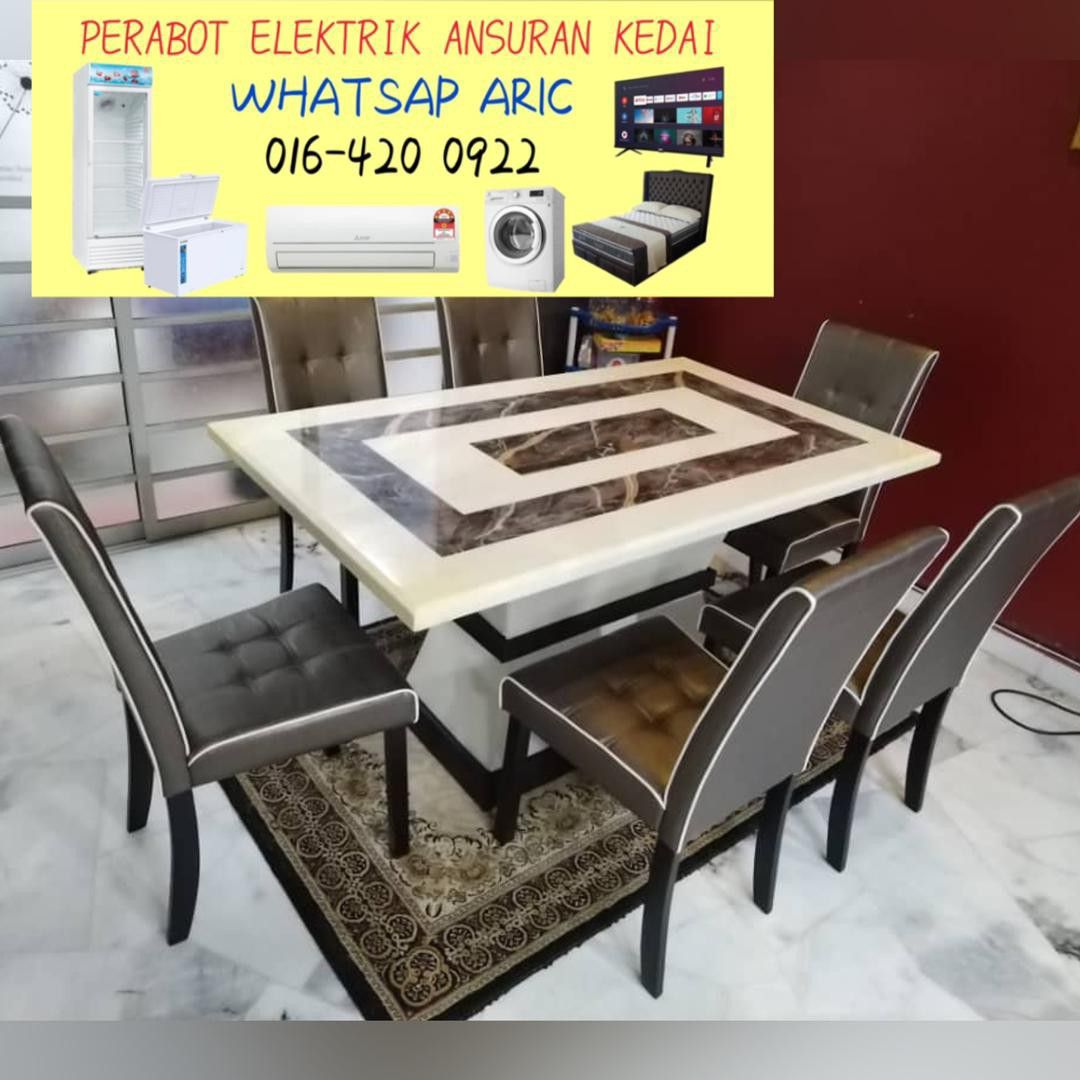 Meja Makan Ansuran Kedai, Furniture & Home Living, Furniture, Tables ...