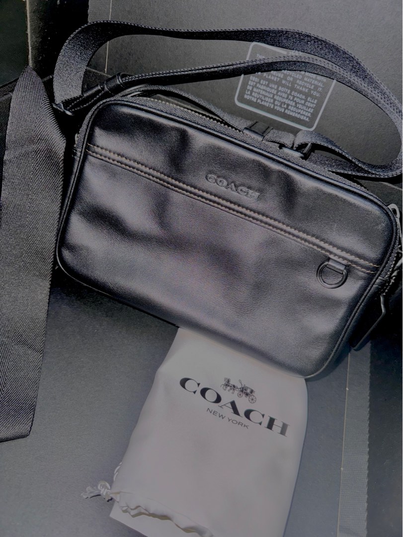 Men Coach Bag, Men's Fashion, Bags, Sling Bags on Carousell