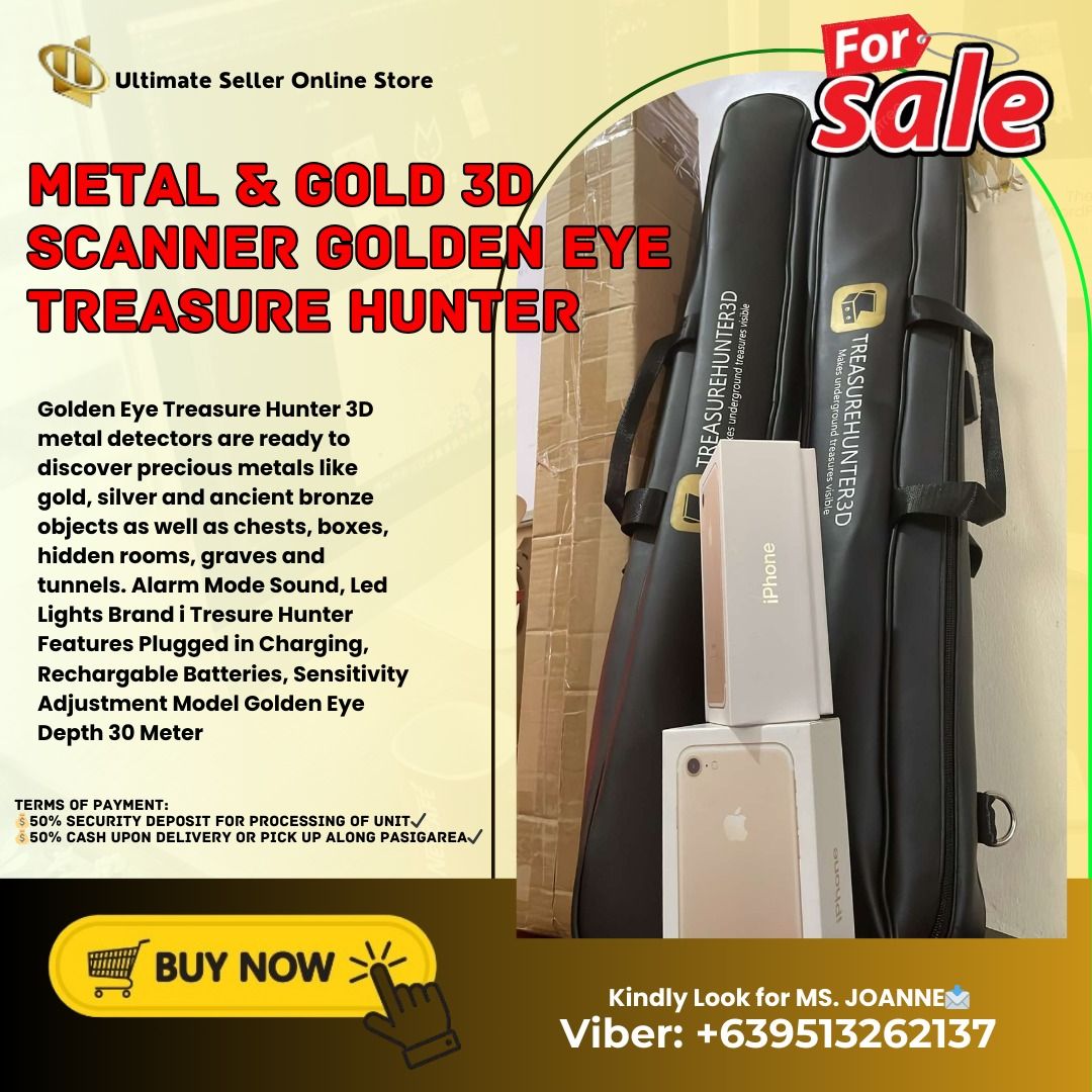 Metal & Gold 3D Scanner Golden eye Treasurehunter, Everything Else ...