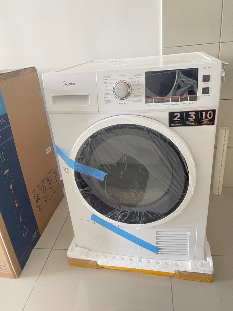 Midea Dryer (MD-C8800), TV & Home Appliances, Washing Machines and ...