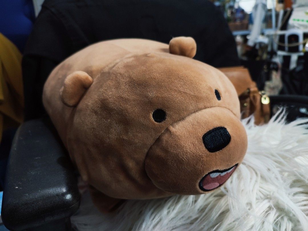 Miniso We Bare Bears Grizzly Plush, Hobbies & Toys, Toys & Games on ...