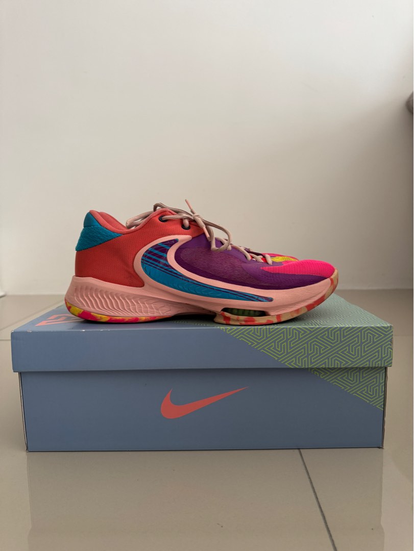 NIKE Zoom Freak 4 Barrier Reef, Men's Fashion, Footwear, Sneakers on ...