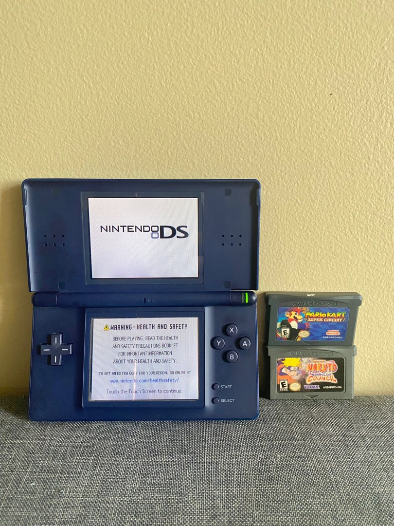 Nintendo DS Lite Navy Blue, Video Gaming, Video Game Consoles, Nintendo ...