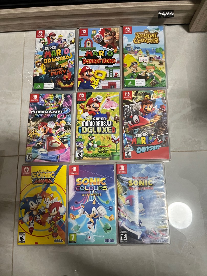 Nintendo switch Game Nitendo Switch oled lite gen Super Mario 3D world ...