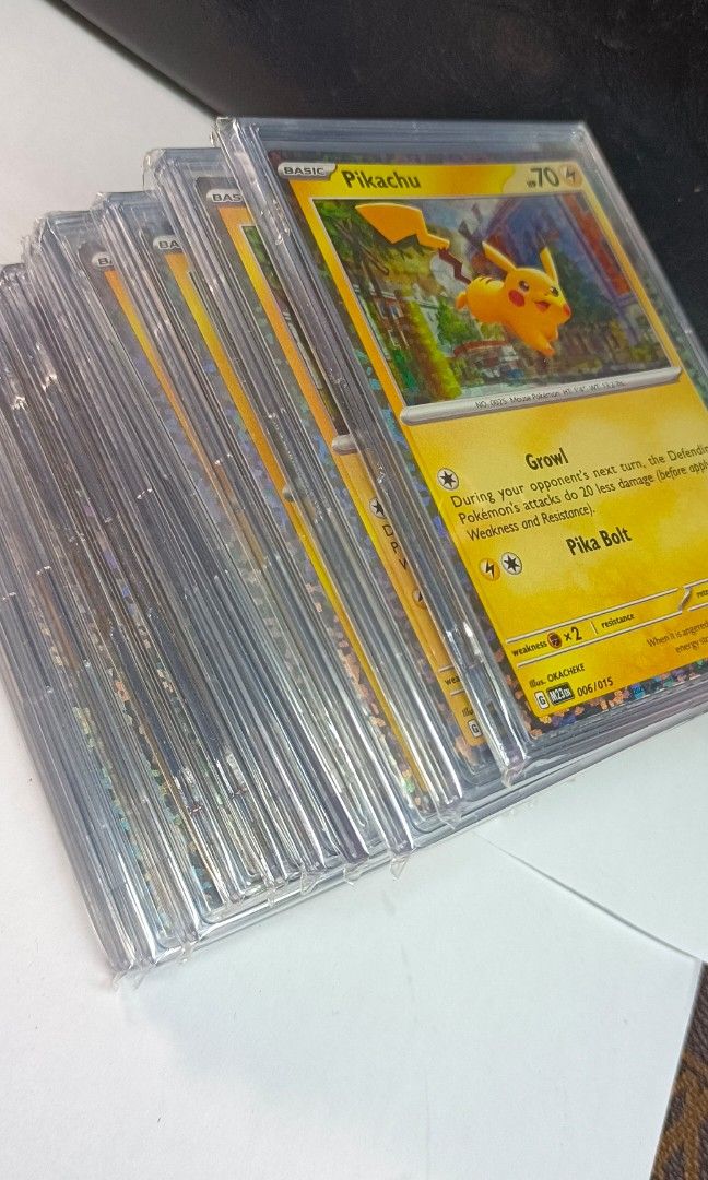 Pikachu 006/015 Holo foil (McDonald Promo) McD Pokemon TCG Card 2023 ...