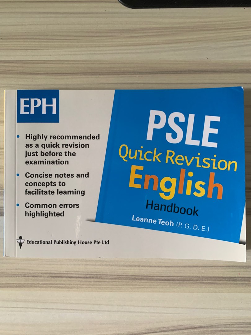 PSLE Quick Revision English Handbook, Hobbies & Toys, Books & Magazines ...