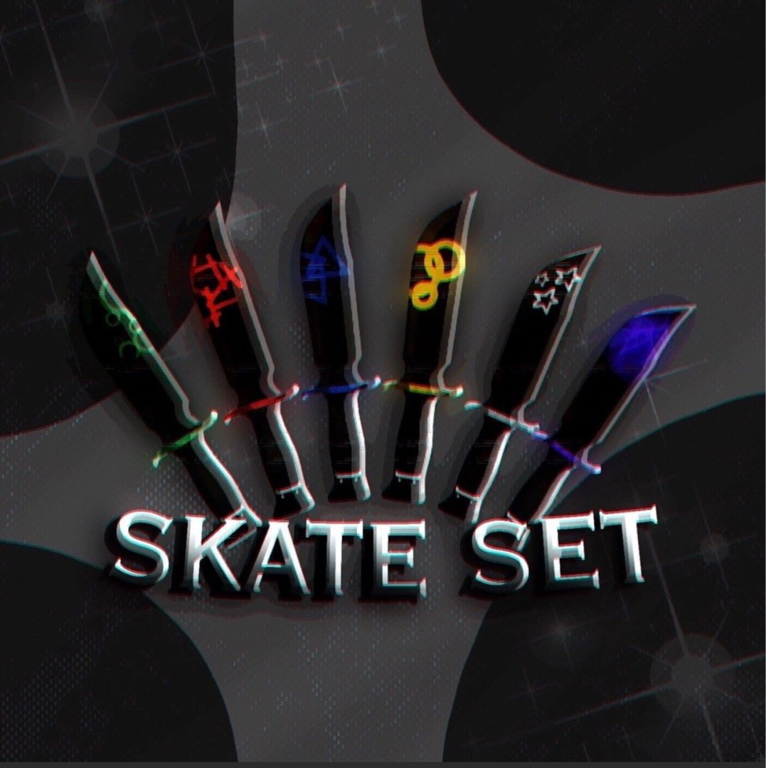 [RM20] Skate Set 🔥 Murder Msytery 2 🔥 MM2 🔥 Roblox 🔥, Video Gaming ...