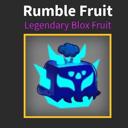 Rumble fruit Blox fruit, Video Gaming, Video Games, Others on Carousell