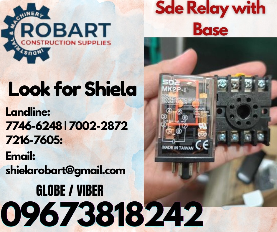 Sde Relay with Base, Commercial & Industrial, Construction Tools & Equipment on Carousell