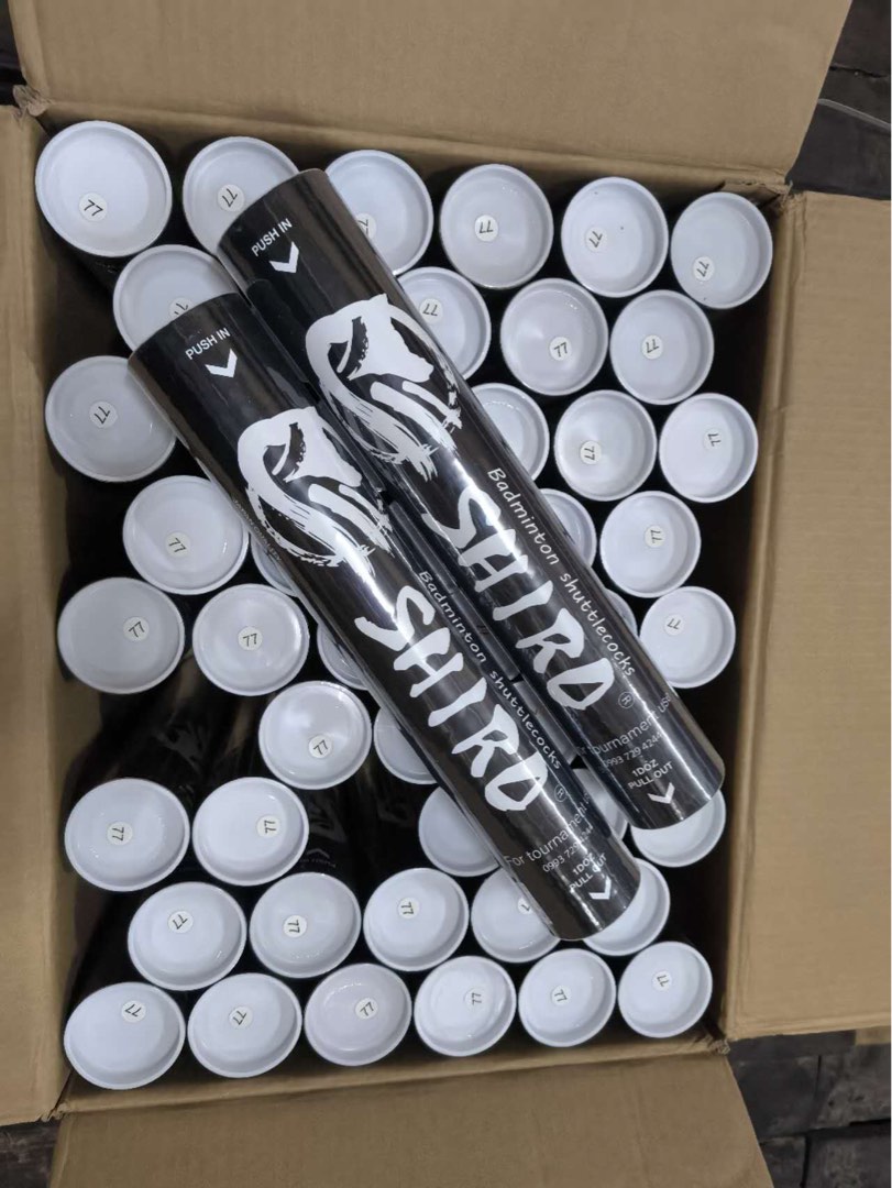 Shiro Black Badminton Shuttlecock, Sports Equipment, Sports & Games ...