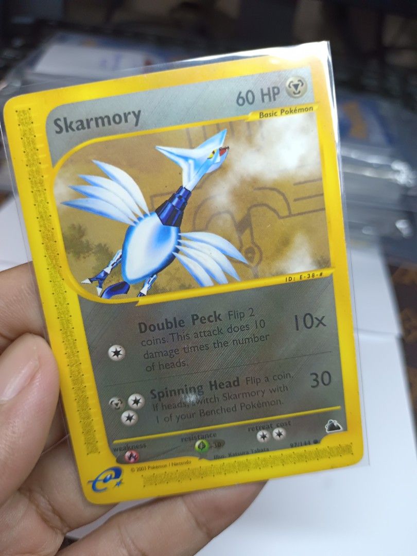 Skarmory 97/144 (Skyridge) Pokemon TCG Card 2003, Hobbies & Toys, Toys & Games on Carousell