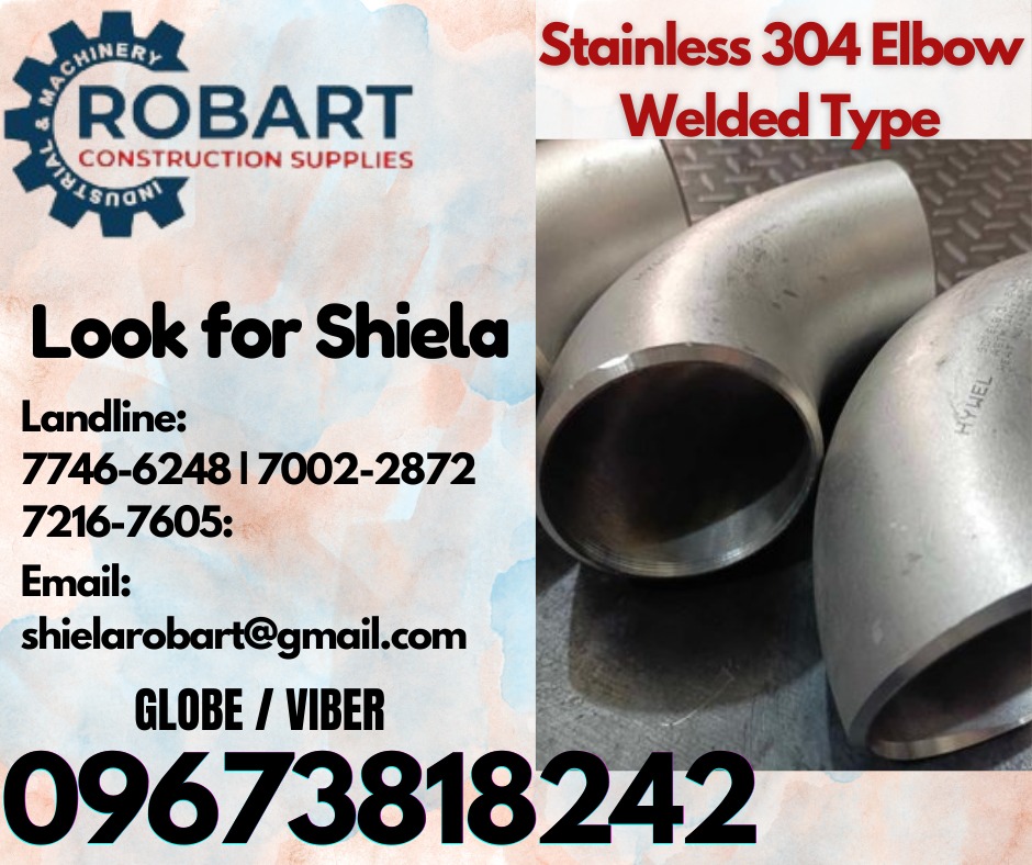 Stainless 304 Elbow Welded Type, Commercial & Industrial, Construction ...