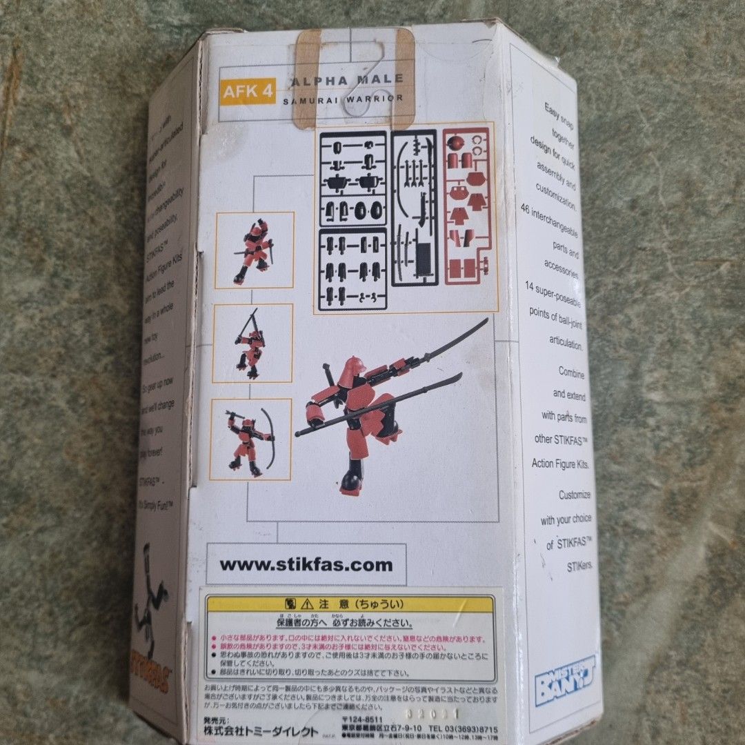 Stikfas Alpha Male Samurai Warrior Rare, Hobbies & Toys, Toys & Games ...