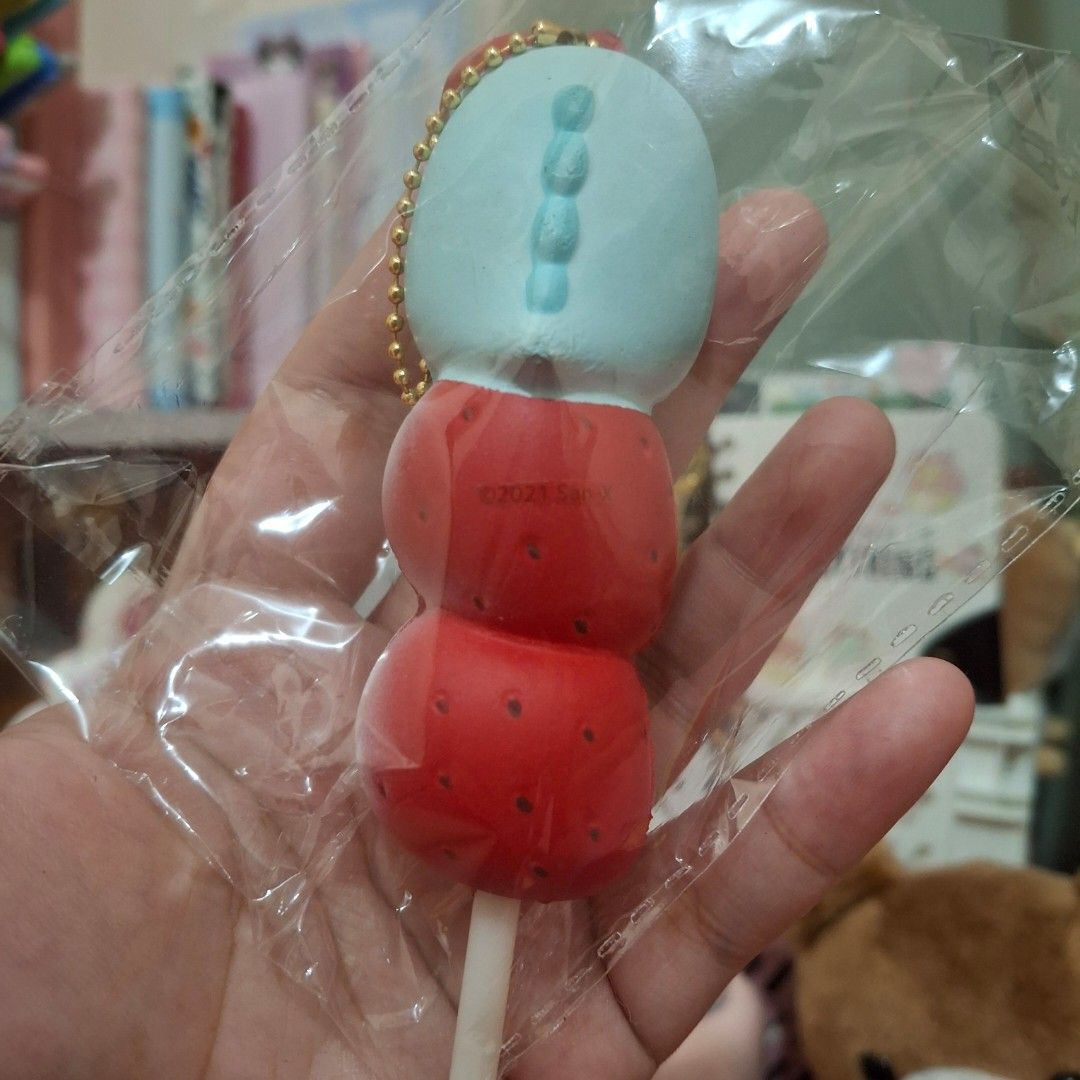 Sumikkogurashi Strawberry Dango Squishy Charm San-x Sumikko, Hobbies & Toys, Memorabilia ...