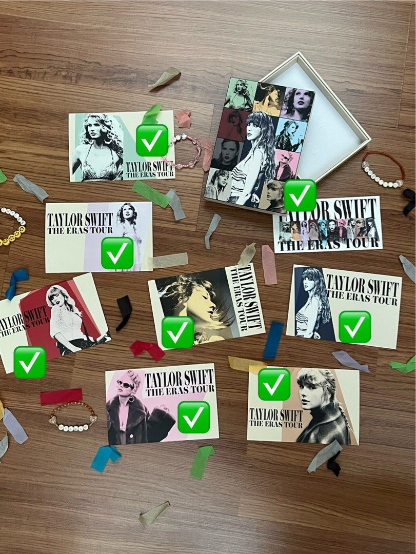 Taylor Swift The Eras Tour VIP Merch - Postcards, Hobbies & Toys ...