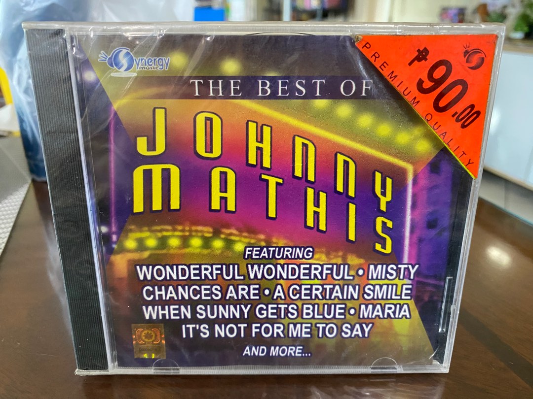 THE BEST OF JOHNNY MATHIS - Original Music Album Karaoke Video CD VCD ...