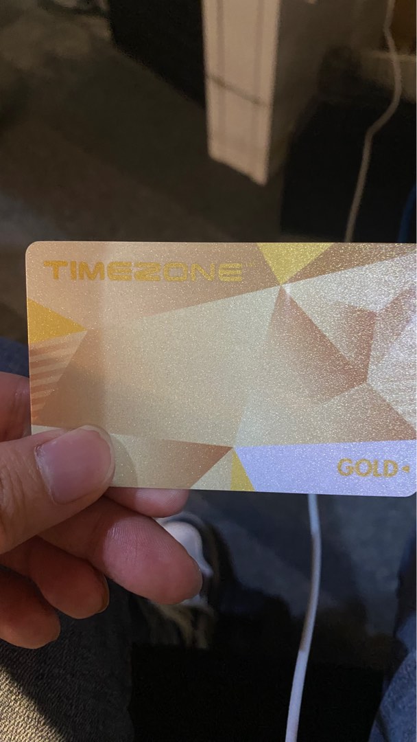Timezone Gold Card, Hobbies & Toys, Toys & Games on Carousell