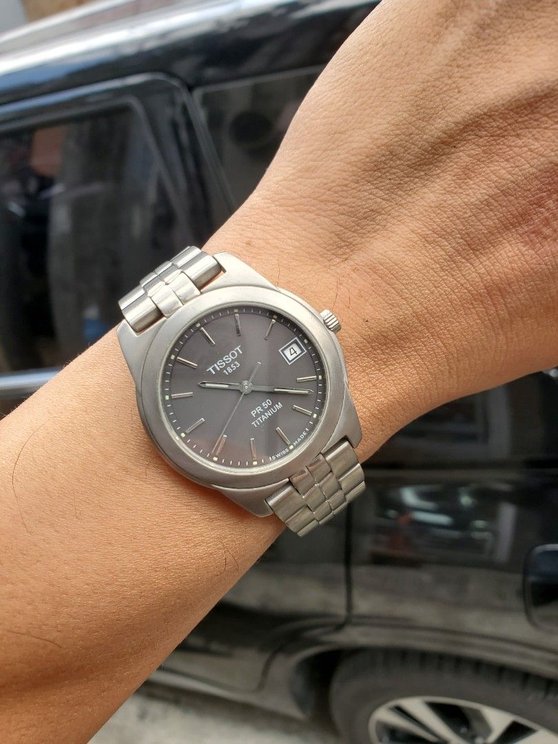 Tissot PR 50 Titanium Watch (36mm) for mens / Women, Men's Fashion ...
