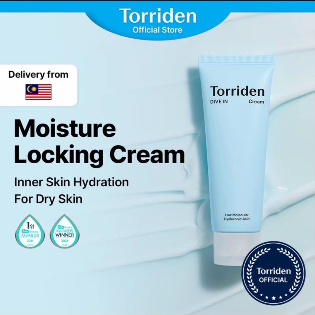 Toridden DIVE IN | Tube Moisturiser, Beauty & Personal Care, Face, Face ...