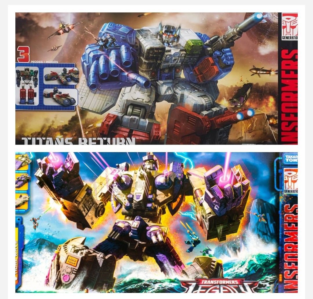 Transformers Titan Fortress Maximus/Tidal Wave set, Hobbies & Toys ...
