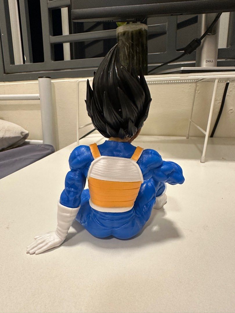Vegeta Sitting Action Figure (16cm), Hobbies & Toys, Toys & Games on ...