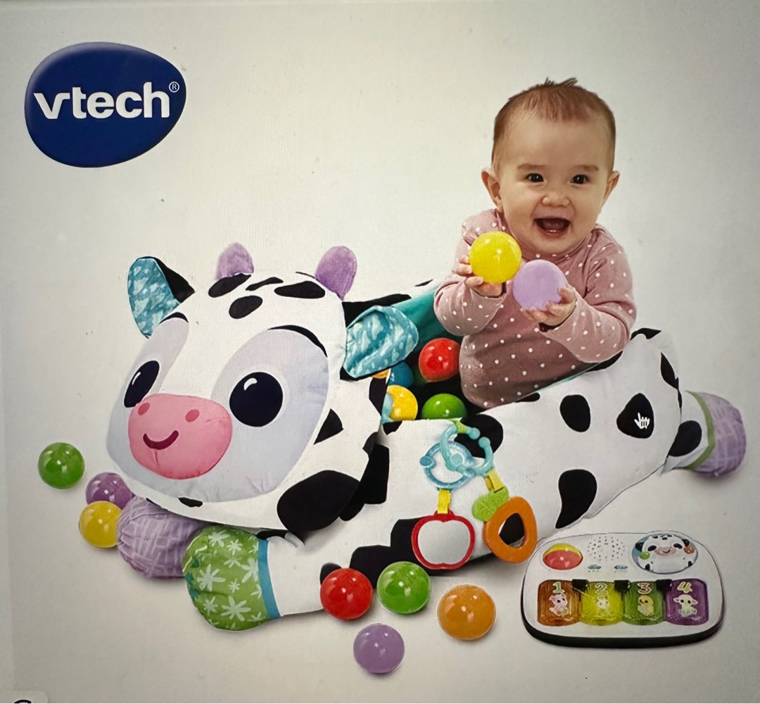 全新 Vtech 小乳牛音樂波波池 Moosical Activities Ball Pit, 兒童＆孕婦用品, 嬰兒玩具 - Carousell