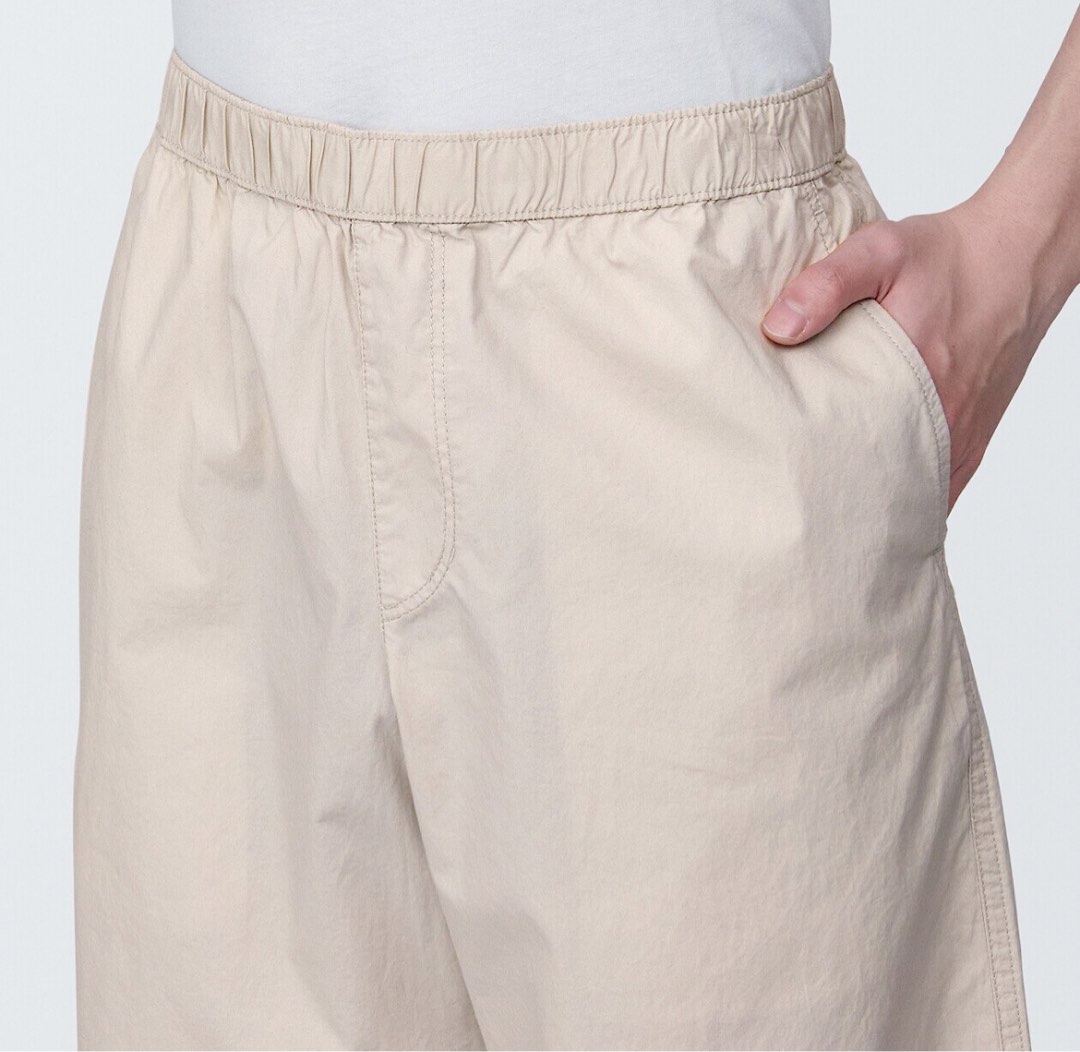 (XL) Muji Mens Washed Broadcloth Shorts, Men's Fashion, Bottoms, Shorts on Carousell