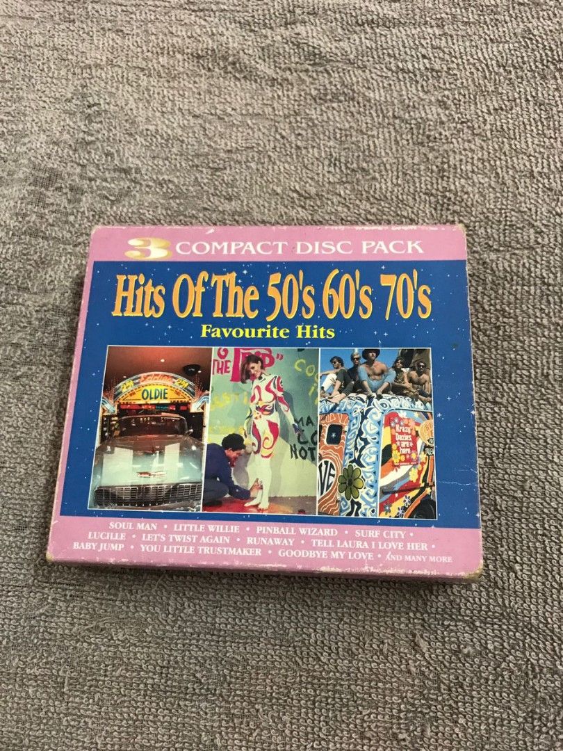 3 Compact Disc Pack - Hits Of The 50s, 60s, 70s Favourite Hits, Hobbies ...