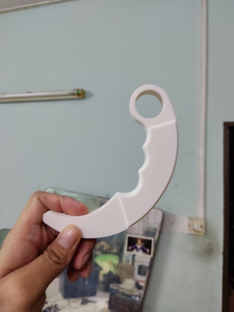 3D Printed Dummy Karambit for Cosplay Silat Training (Plastic/Not real ...
