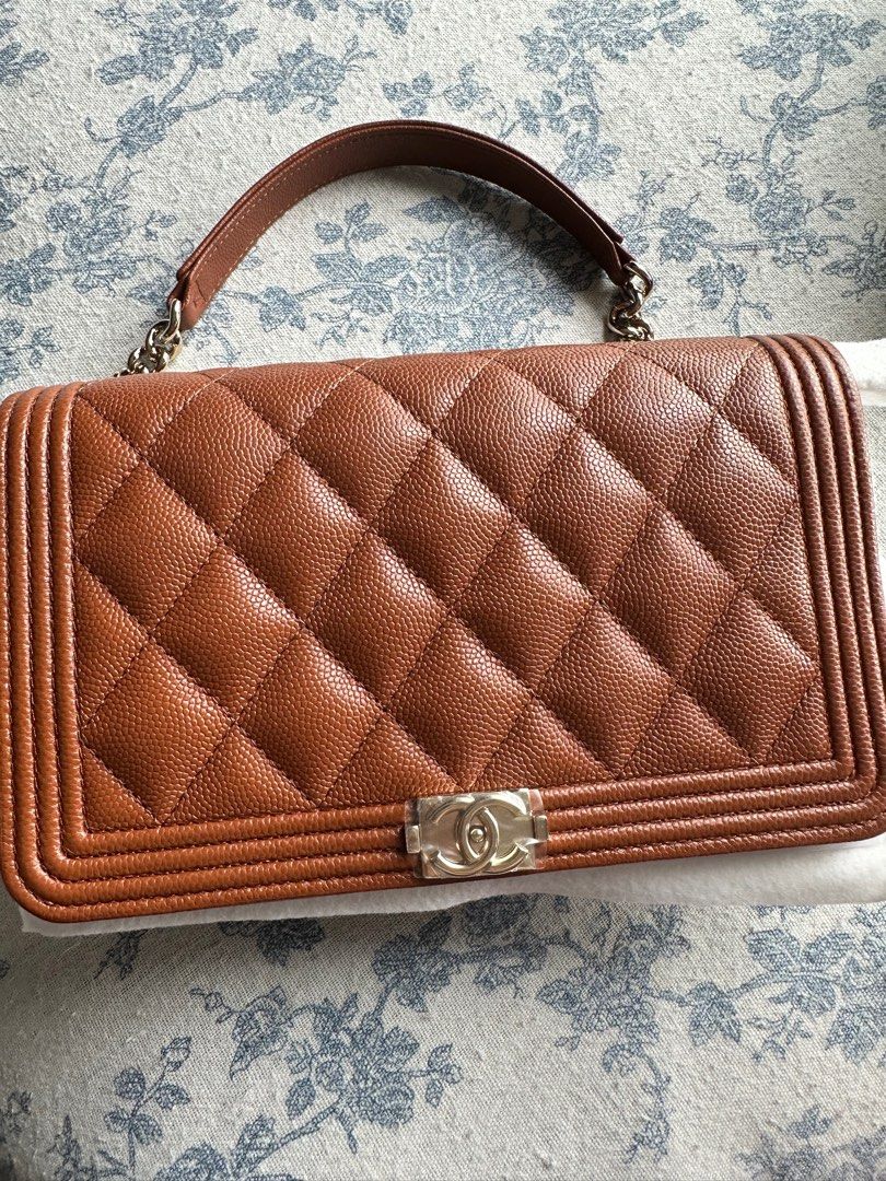 💯 Authentic Brand New Chanel Boy WOC in Caviar, Luxury, Bags & Wallets ...